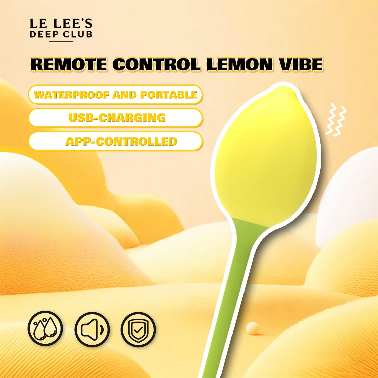 Remote Control Lemon Vibrator – Quiet but Powerful, 10 Modes & Compact ...